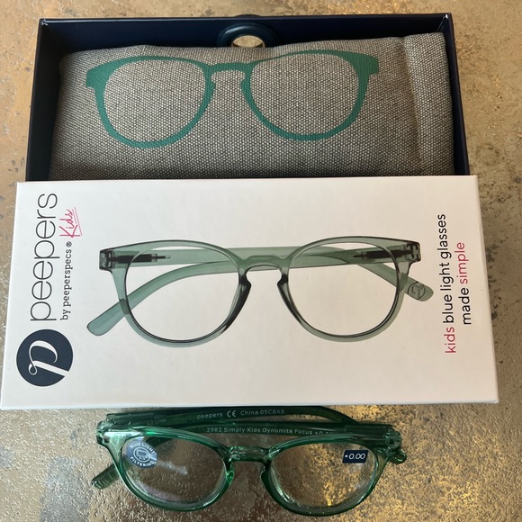 peepers | Accessories | Peepers For Kids Light Glasses Green Orange ...